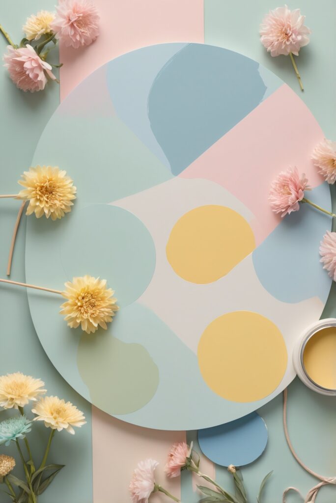Best 5 Palettes SW colors with Buttercup Yellow and Blossom Pink for ...